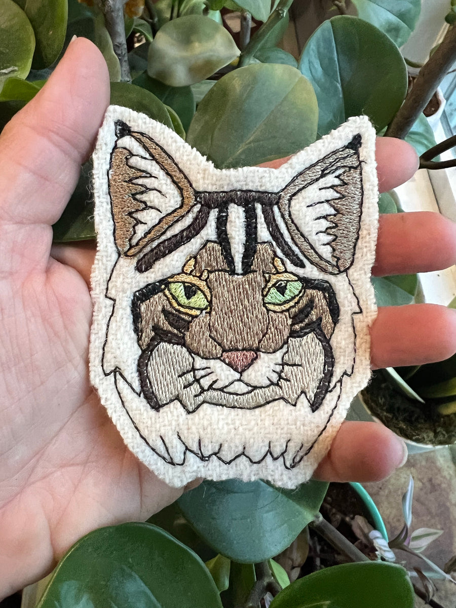Bobcat Embroidered Patch – Treehouse Crafts LLC