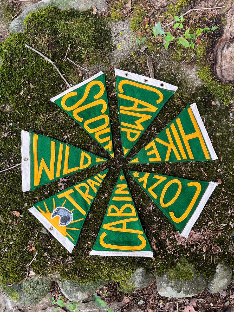 Wool Felt Camp Flags – Treehouse Crafts LLC