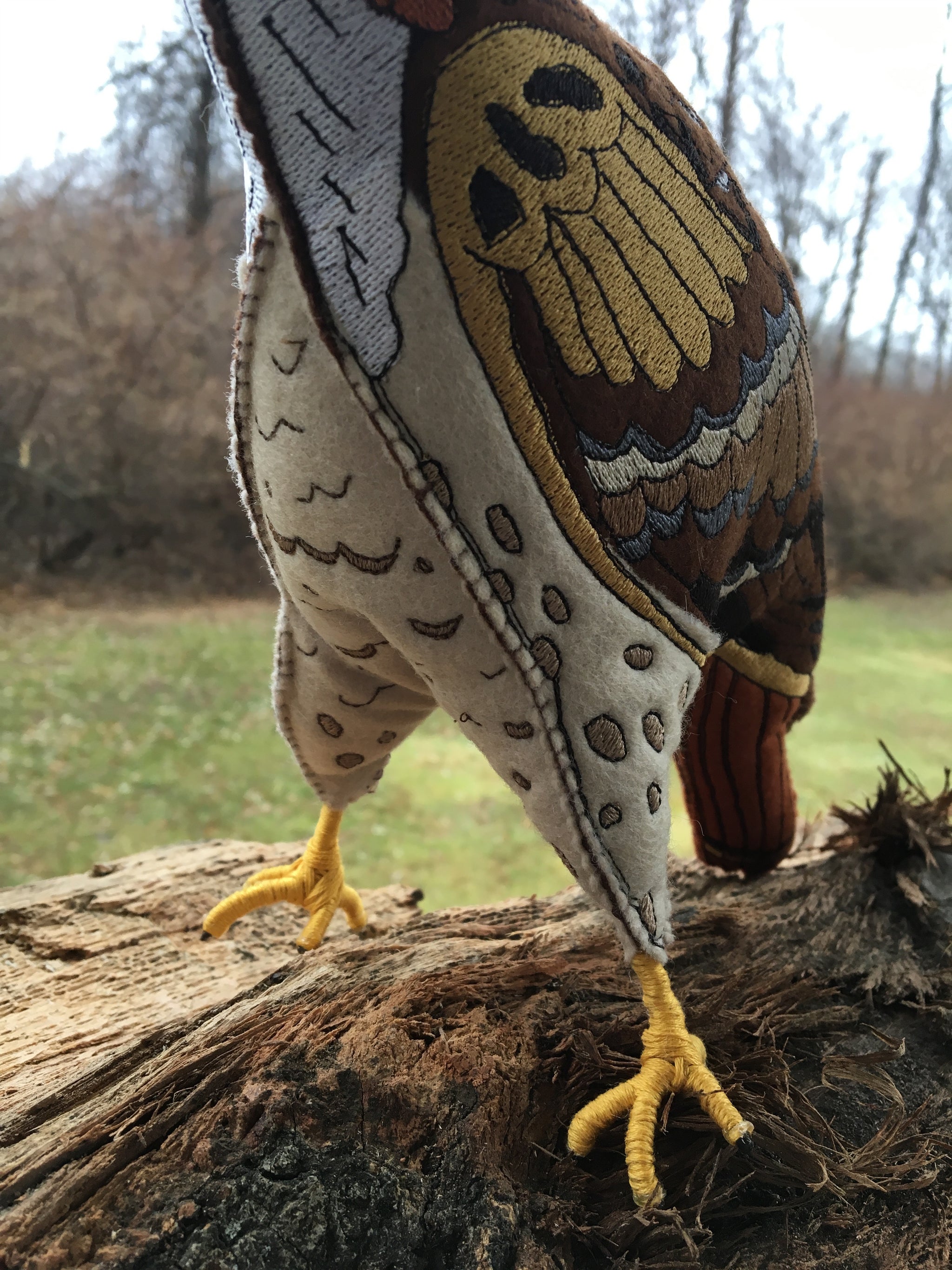 Felt Red Tailed Hawk – Treehouse Crafts LLC